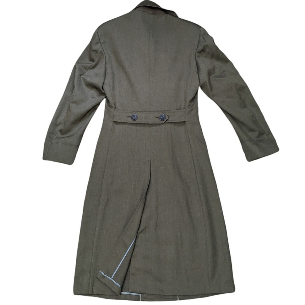Us Marine Corps Wool Trench Overcoat - Gem